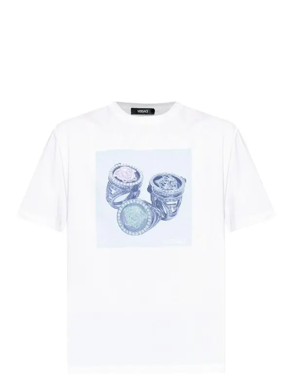 Versace Graphic-print T-shirt - White