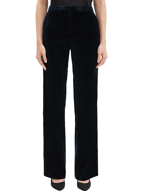 Theory Demitria Flared Trousers - Baltic