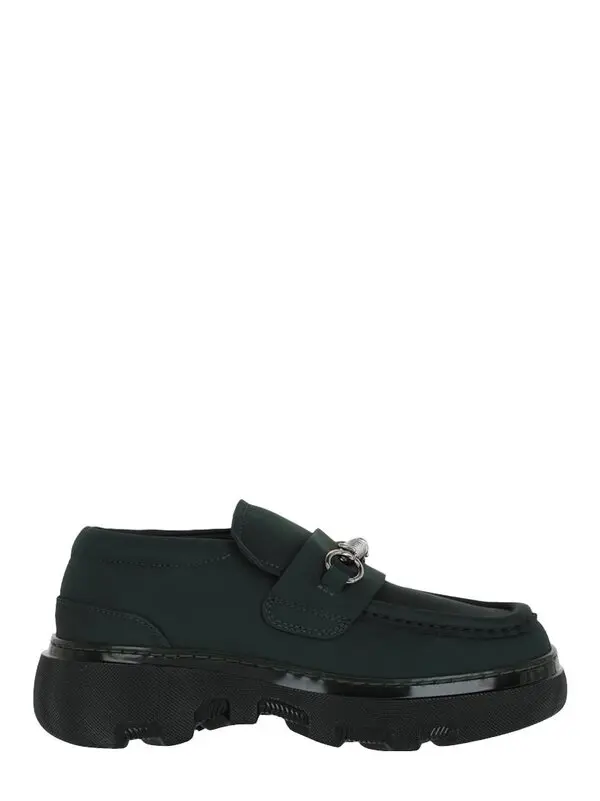 Burberry Creeper Clamp Loafers - Green