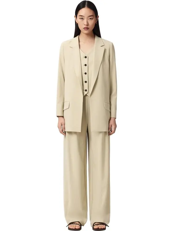 ALLSAINTS Aleida Wide Leg Trousers - Green