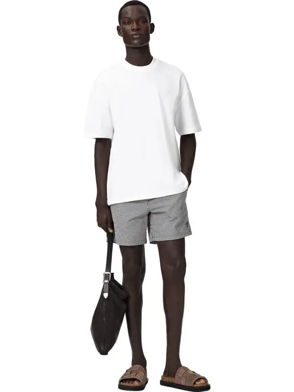 ALLSAINTS Haven Embroidered Logo Oversized T-shirt - White