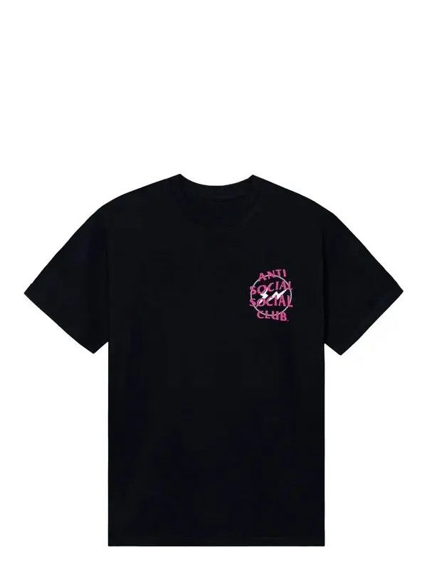 ANTI SOCIAL SOCIAL CLUB X Fragment Half Tone Tee /pink - Black