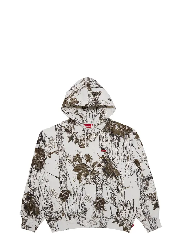 Supreme Small Box Hooded Sweatshirt - White