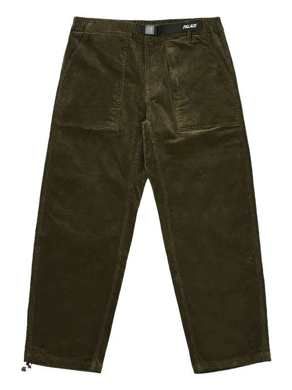 PALACE Corduroy Belter Trousers - Green