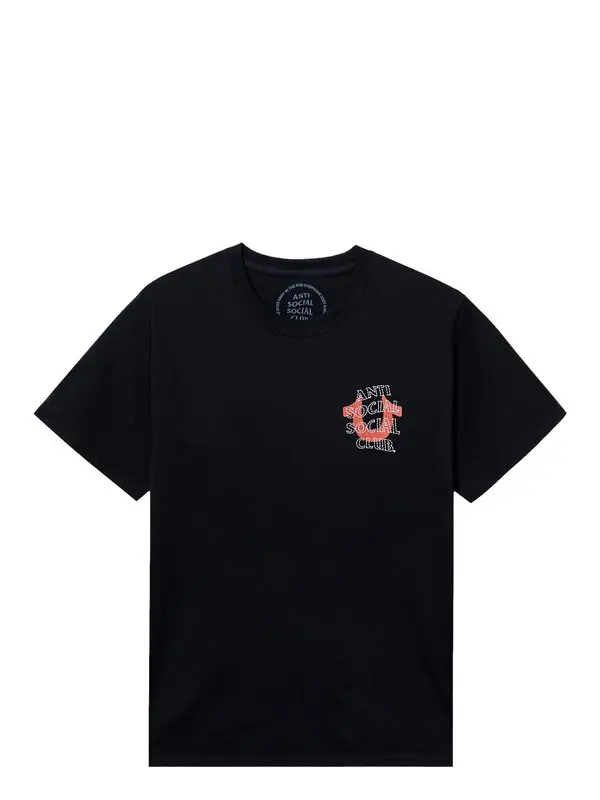 ANTI SOCIAL SOCIAL CLUB X True Religion Anti-truth Premium Heavyweight Tee - Black