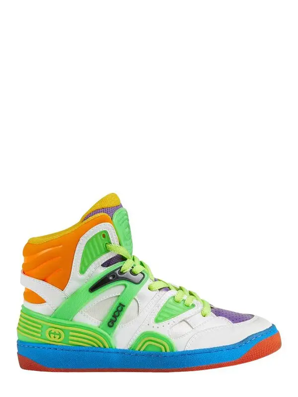 Gucci Basket High Top Sneakers - Multicolor
