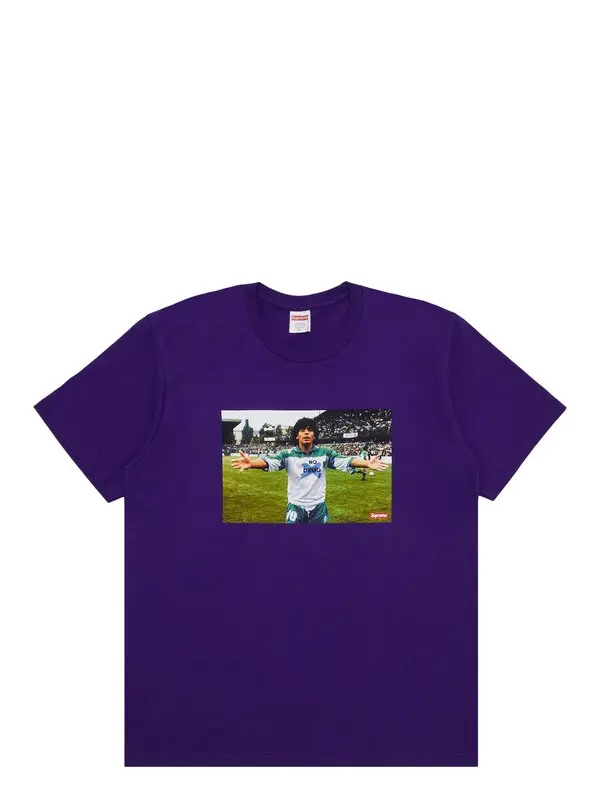 Supreme Maradona Tee - Purple