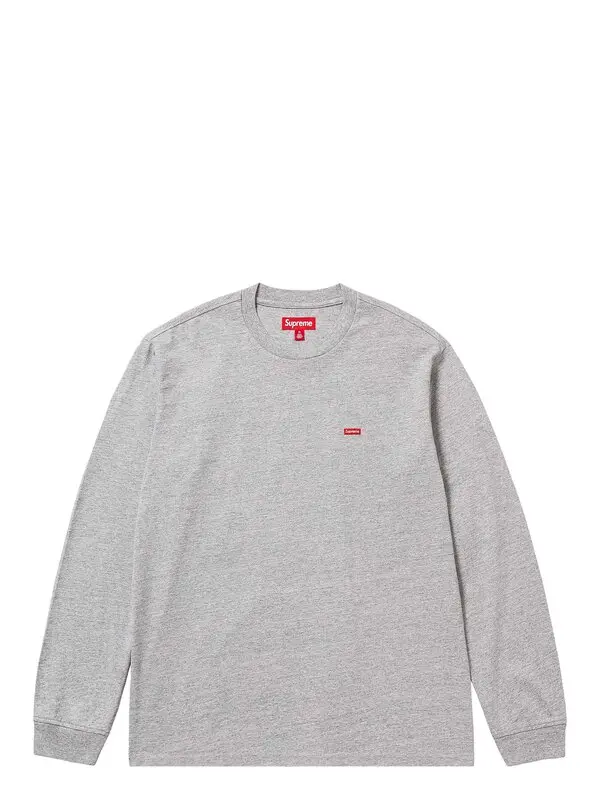 Supreme Small Box Long-sleeve Tee 'heather - Grey