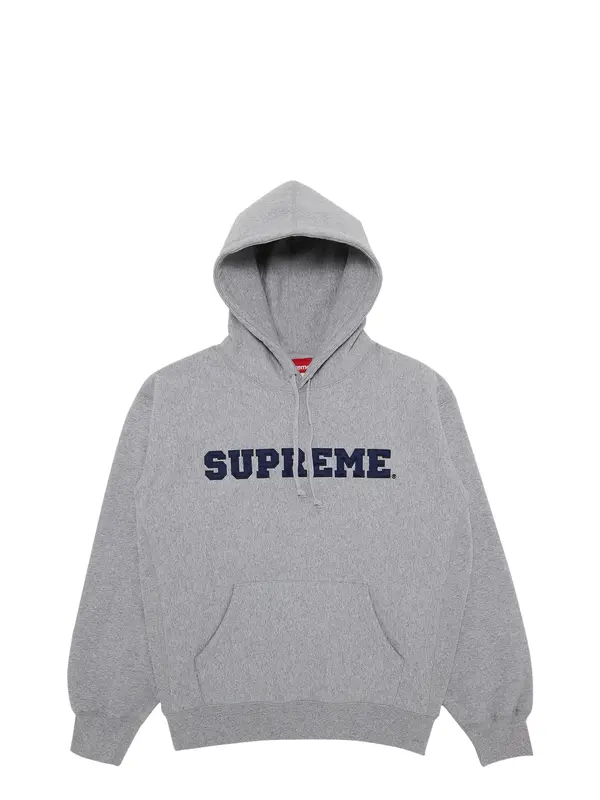 Supreme Collegiate Hooded Sweatshirt - Grey