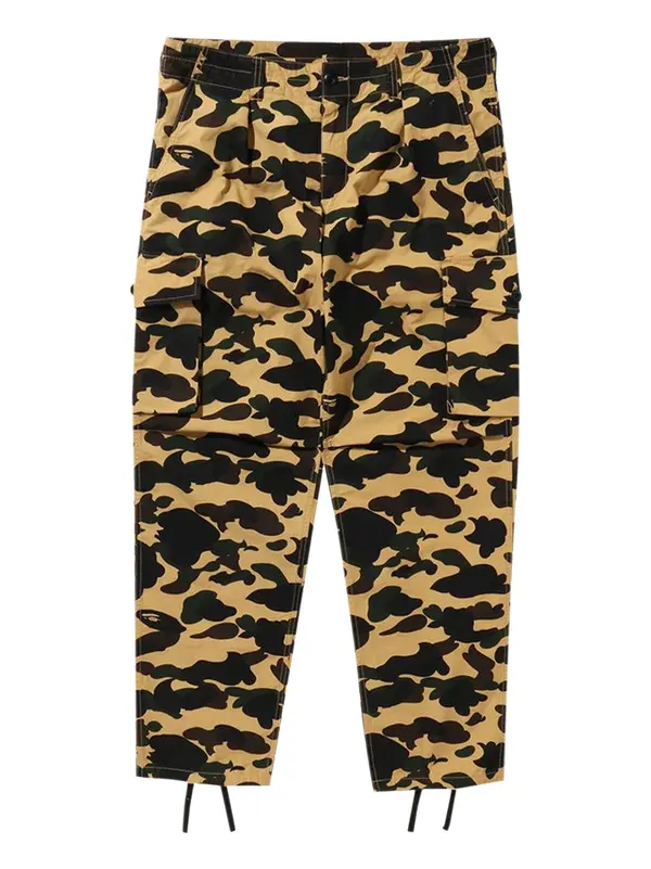 BAPE 1st Camo 6 Pocket Pants - Yellow