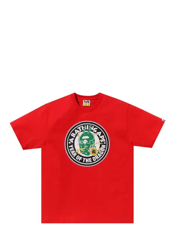 A BATHING APE Year Of The Dragon Tee - Red