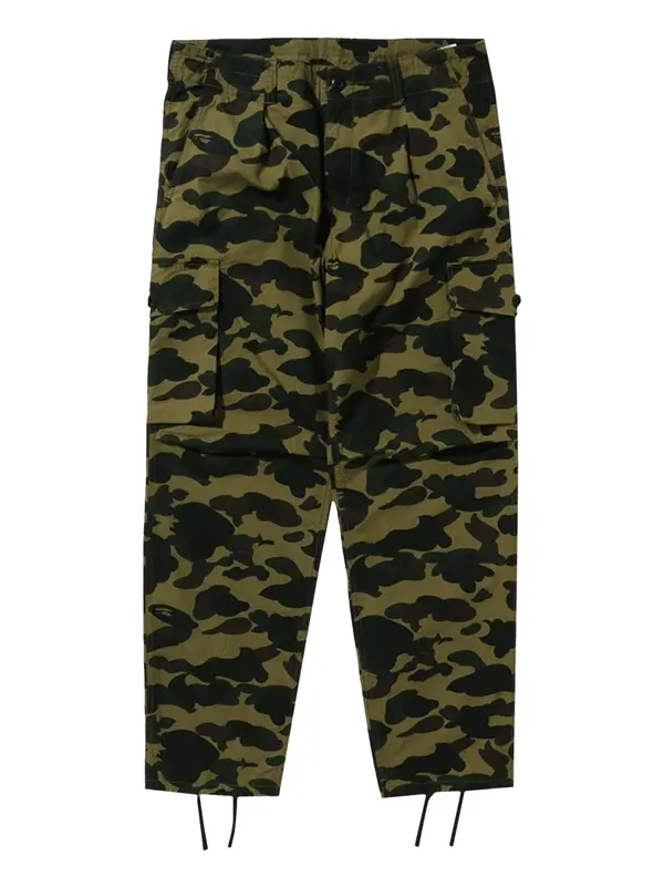 BAPE 1st Camo 6 Pocket Pants - Green