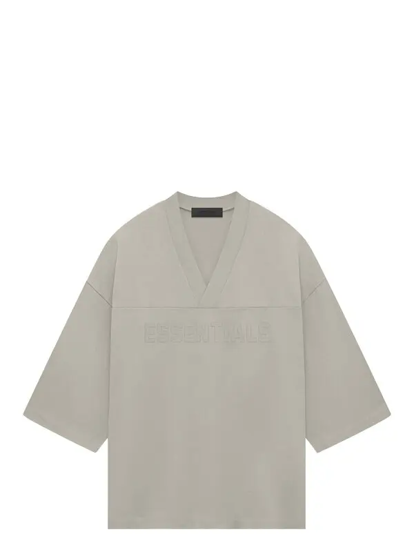 Fear Of God Heavy Jersey Football Tee - Grey