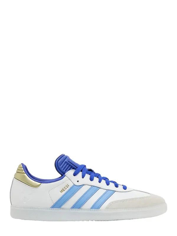 Adidas Lionel Messi X Samba Indoor Sneakers - White