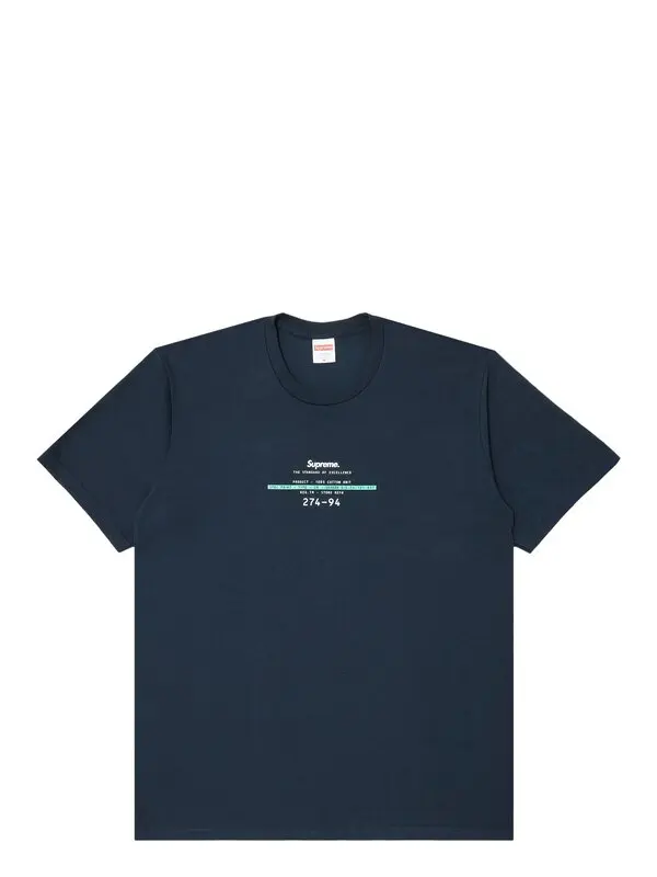 Supreme Standard Tee 'navy - Blue