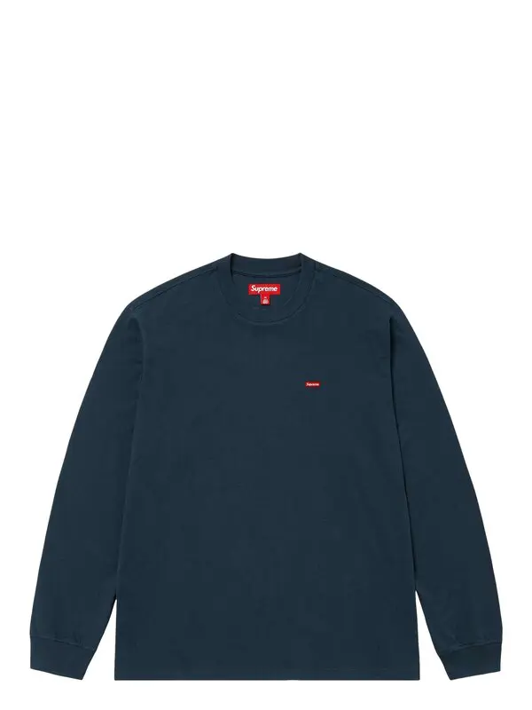 Supreme Small Box Long-sleeve Tee 'navy - Blue