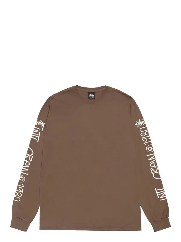 StÜssy International Crew Long-sleeve Tee - Brown