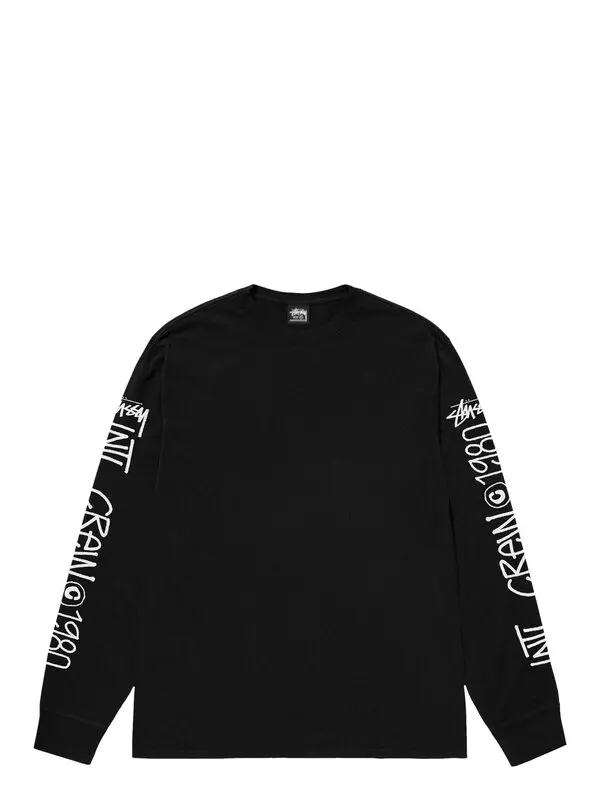 StÜssy International Crew Long-sleeve Tee - Black