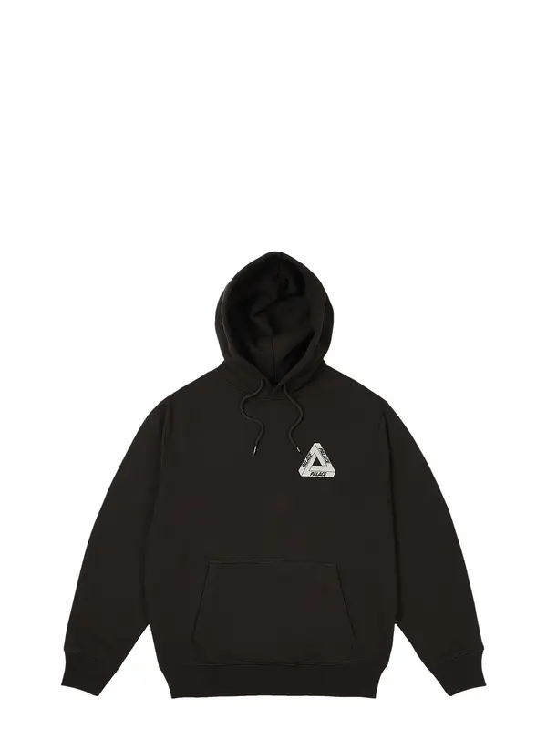 PALACE Bit Grippy Tri-ferg Hood - Black