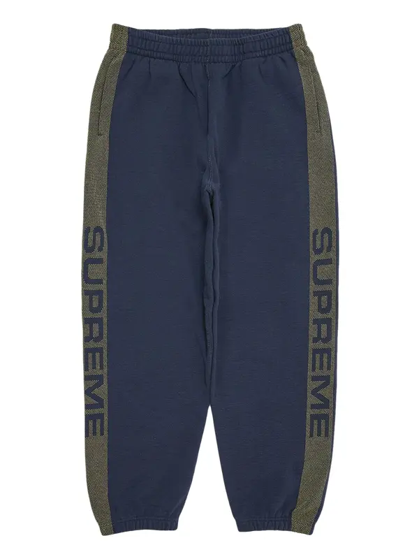 Supreme Jacquard Stripe Sweatpant - Blue