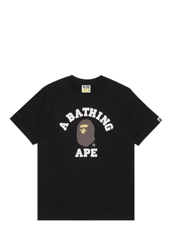A BATHING APE College Tee - Black