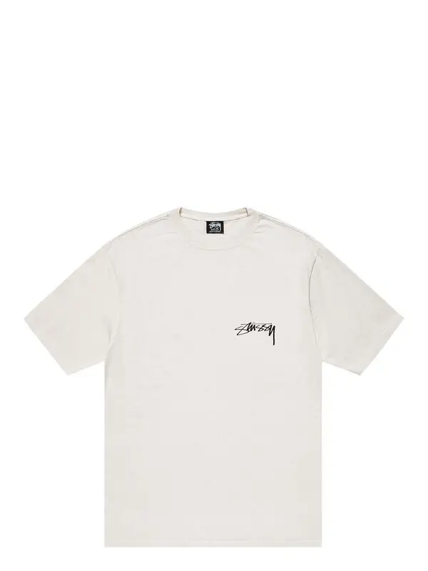 StÜssy Arachnid Pigment Dyed Tee 'natural - White