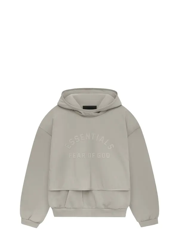 Fear Of God Nylon Fleece Hooded Sweater - Grey