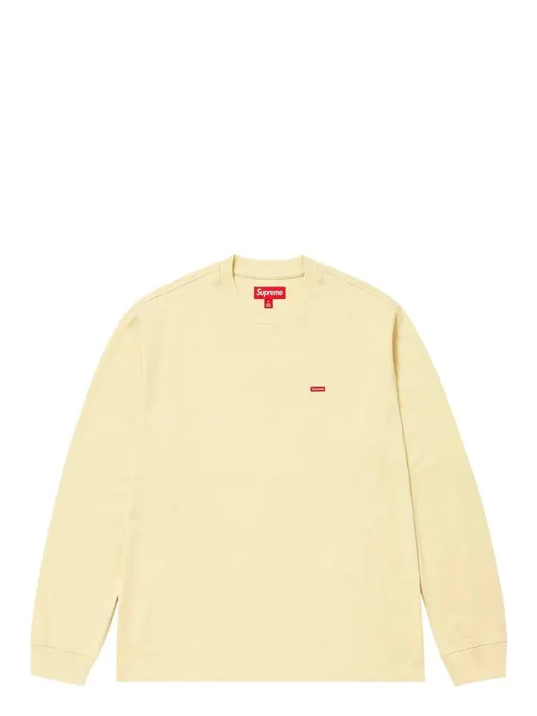 Supreme Small Box Long-sleeve Tee 'light - Tan