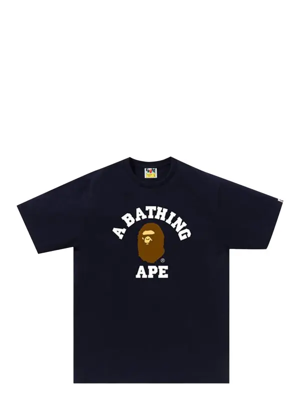 A BATHING APE College Tee 'navy - Blue