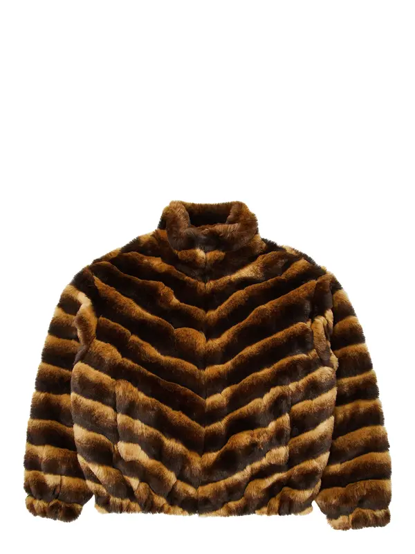 Supreme Faux Fur Jacket - Brown