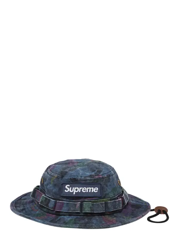 Supreme Washed Canvas Boonie - Blue