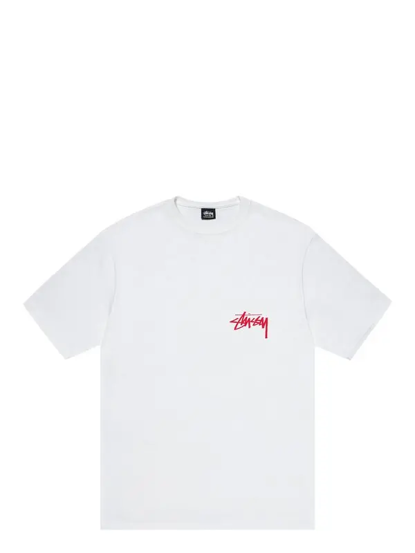 StÜssy Beat Crazy Tee - White