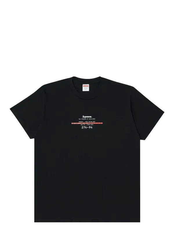 Supreme Standard Tee - Black