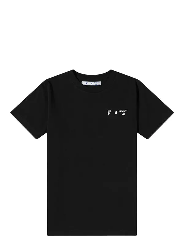 Off-White New Logo Slim Tee - Black