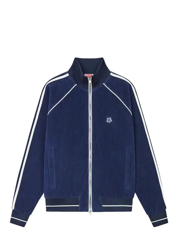 Kenzo Velvet Track Jacket - Blue