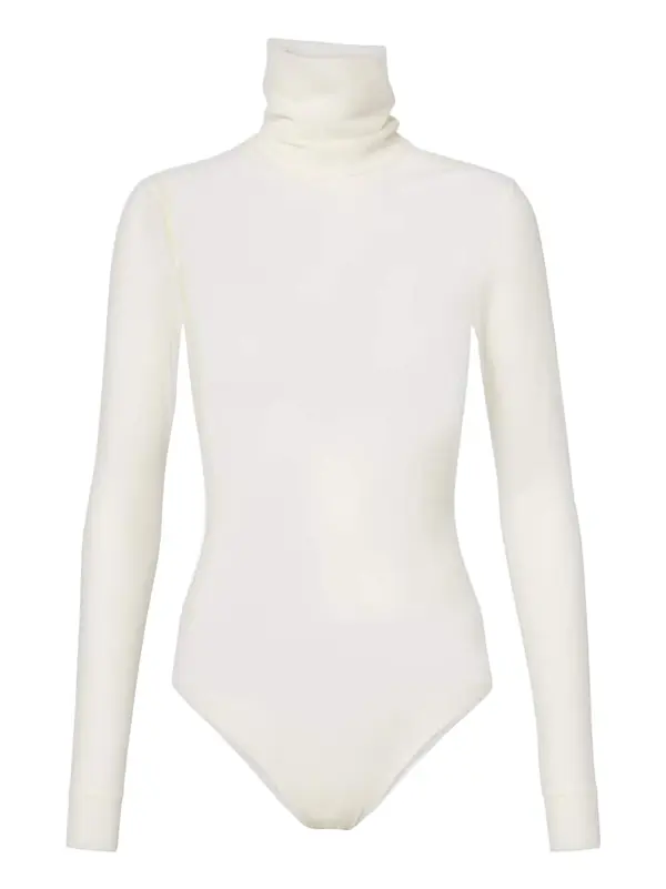 MAISON MARGIELA Turtleneck Bodysuit - White