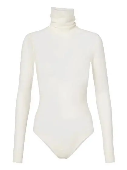 MAISON MARGIELA Turtleneck Bodysuit - White