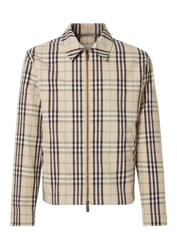 Burberry Check Cotton Jacket - Multicoloured