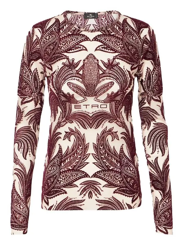 Etro Paisley Print Top - Multicoloured