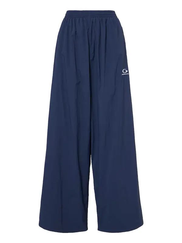Balenciaga Logo Track Pants - Blue