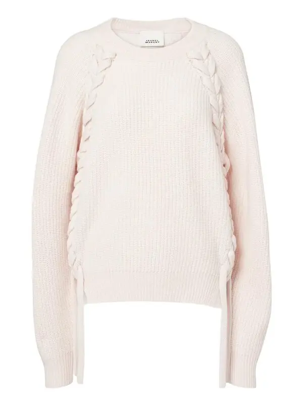 Isabel Marant Étoile Noelia Ribbed-knit Wool Sweater - Beige
