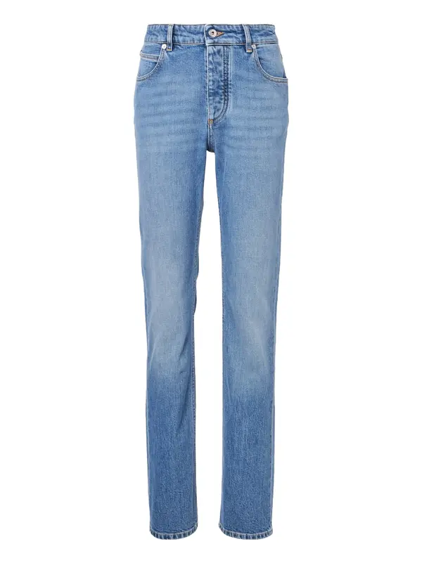 Bottega Veneta Mid-rise Slim Jeans - Blue
