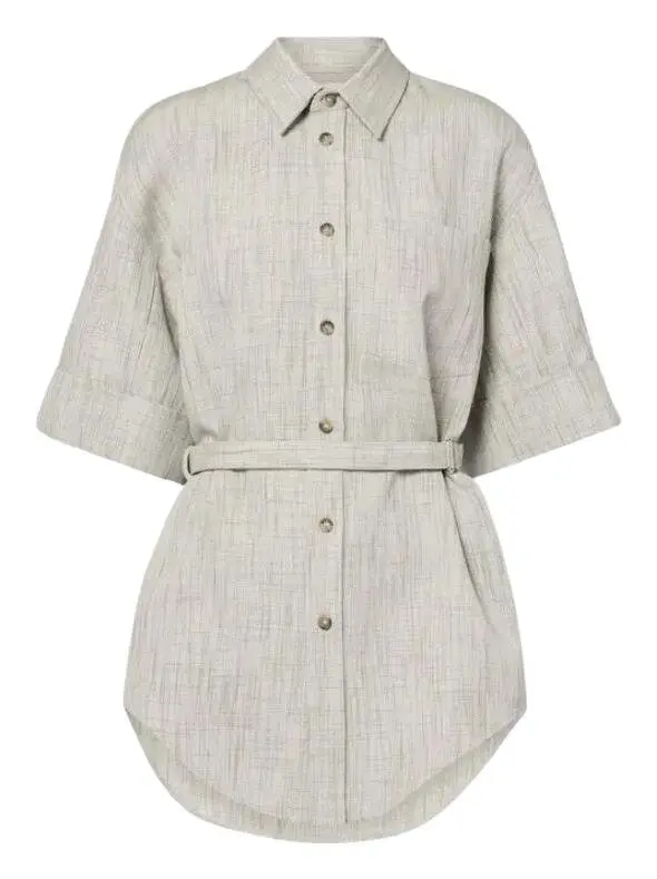 TOD'S Silk, Wool, And Cotton Shirt - White