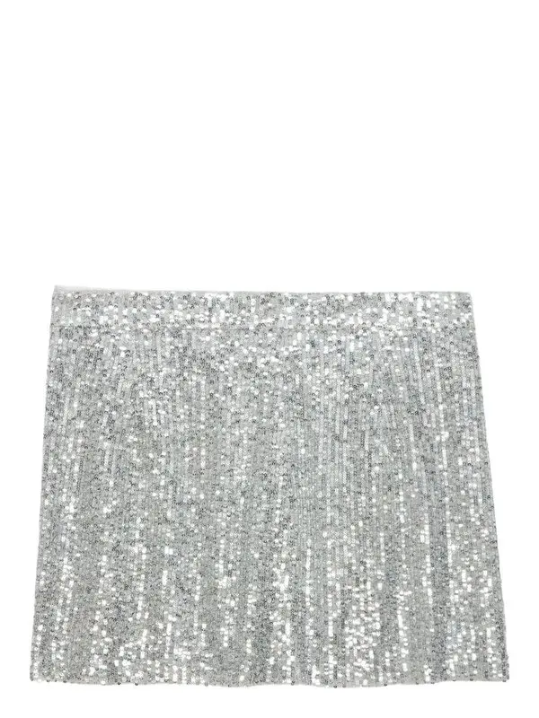 Zadig&Voltaire Sequin-embellished Midi Skirt - Silver