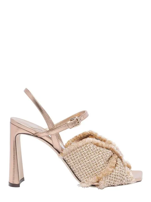 JIMMY CHOO Annika High-heeled Sandals - Gold