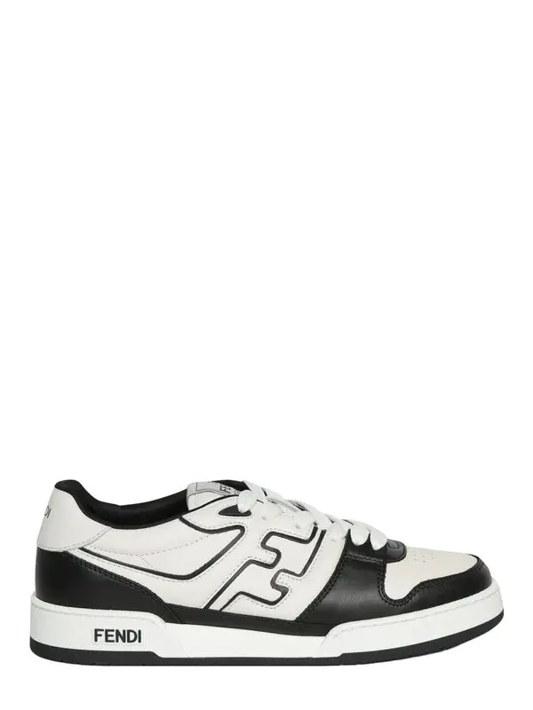 Fendi Leather Sneakers - White