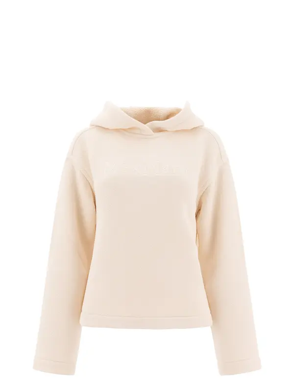 Max Mara Embroidered Logo Sweatshirt - White