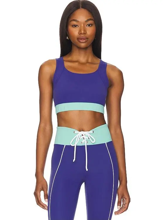 Year Of Ours Sport High Support Bra In Blue,teal - Barre Blue Pool