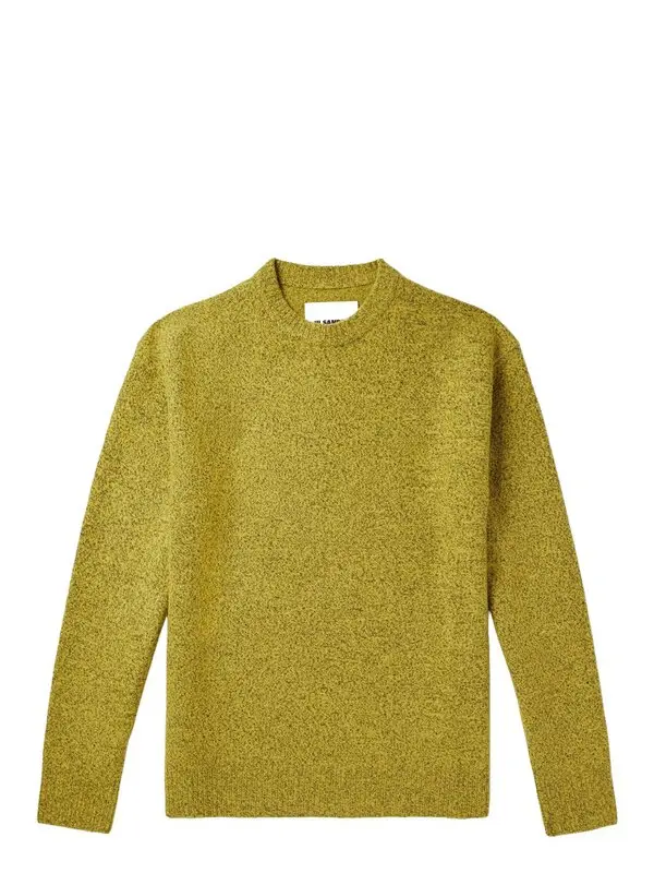 JIL SANDER Wool-blend Sweater - Yellow