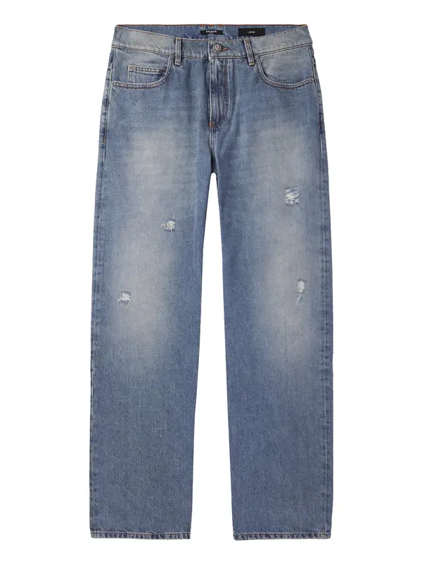 Balmain Straight-leg Jeans - Blue